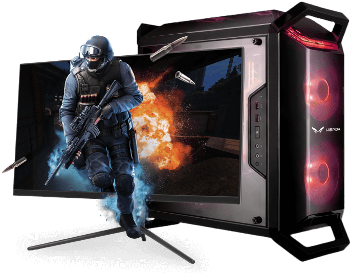 Игровые компьютеры и серверы для компьютерного клуба Hispida